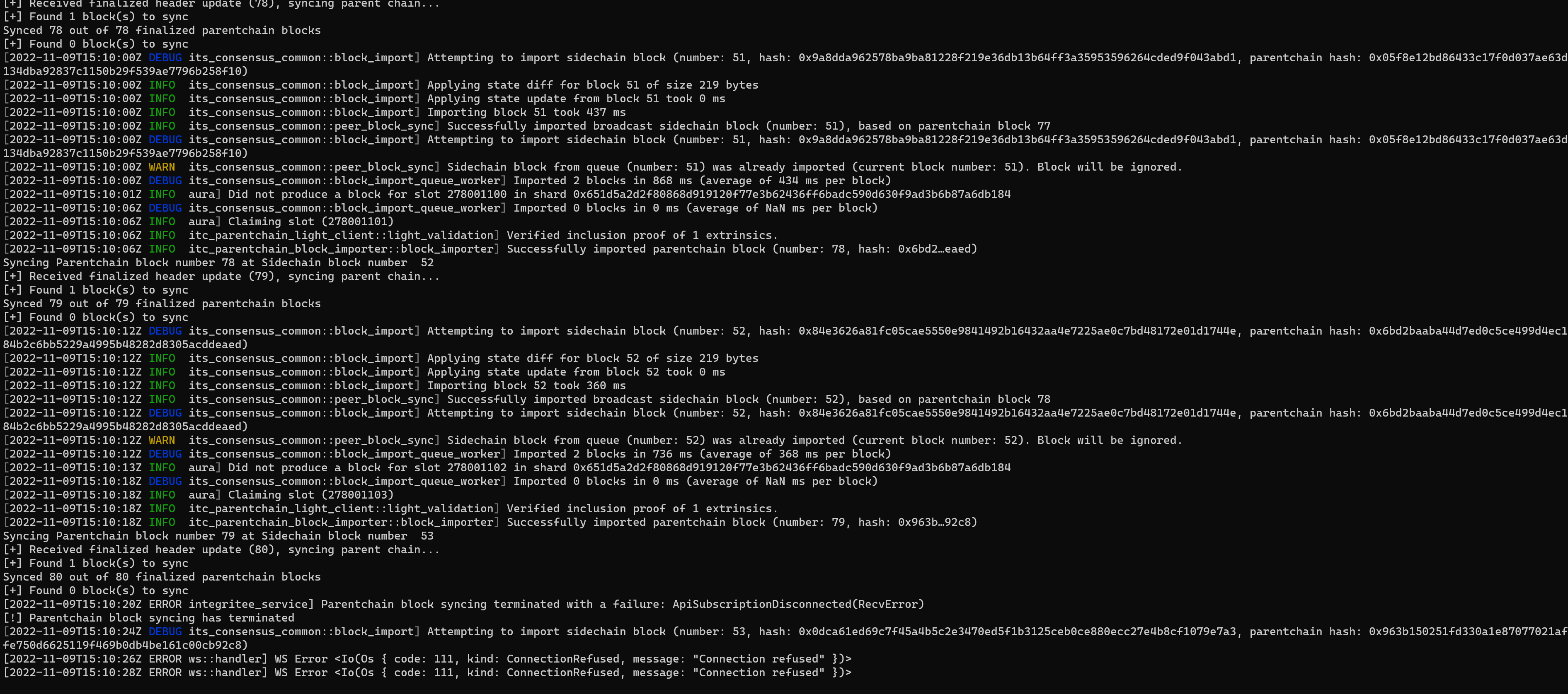 Recover when node/L1 is temporary unavailable · Issue #813 · integritee-network/worker · GitHub