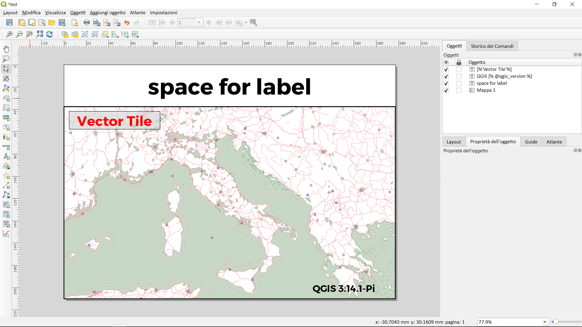 [Vector Tile] printing goes beyond the definition of the map tile ...