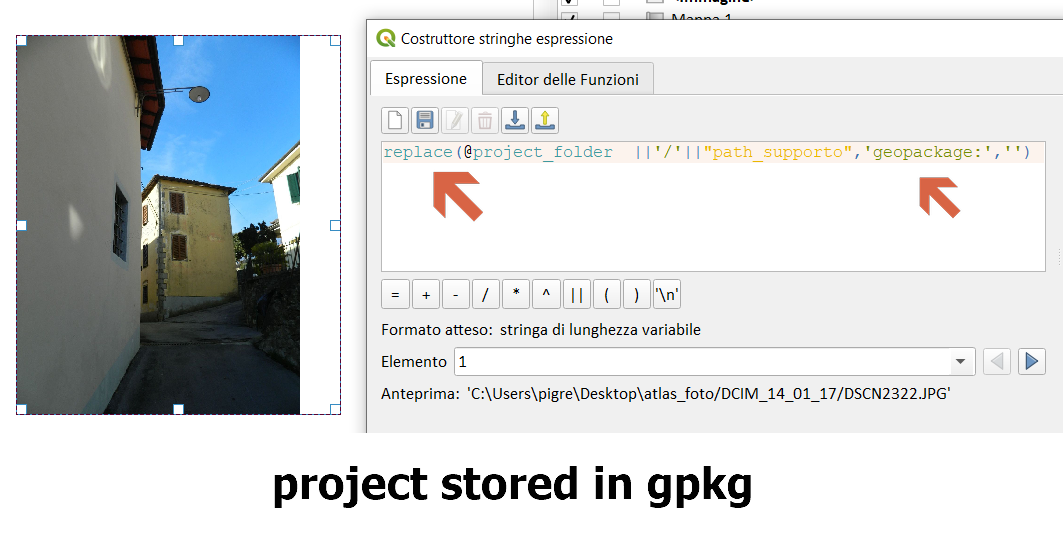Geopackage The Projectfolder Variable Contains Geopackage If The Project Is Saved In Gpkg