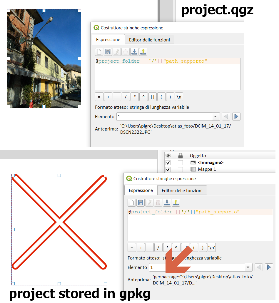 Geopackage The Projectfolder Variable Contains Geopackage If The Project Is Saved In Gpkg