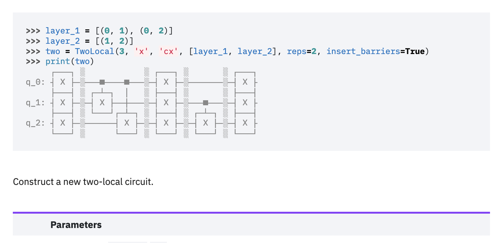 Class Docstring And ` Init ` Docstring Has No Visual Separation · Issue 168 · Qiskit Qiskit