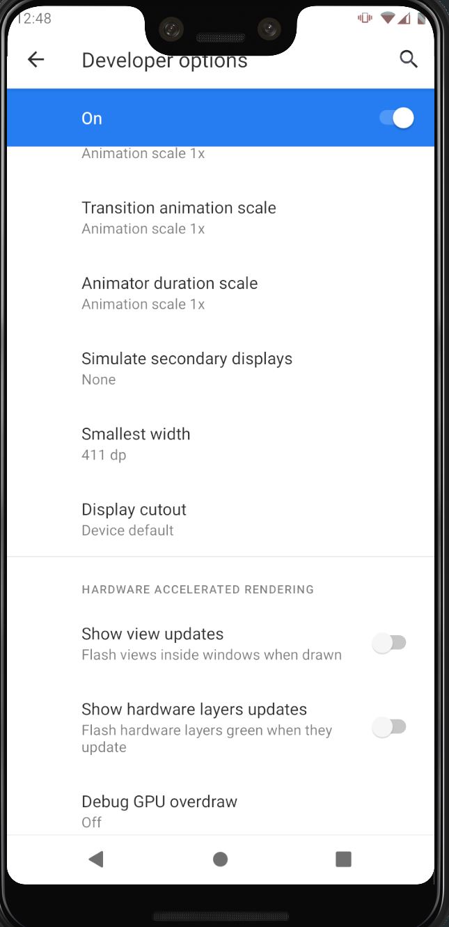 SafeArea does not seem to work for Pixel 3 XL emulator · Issue #64714 · flutter/flutter · GitHub