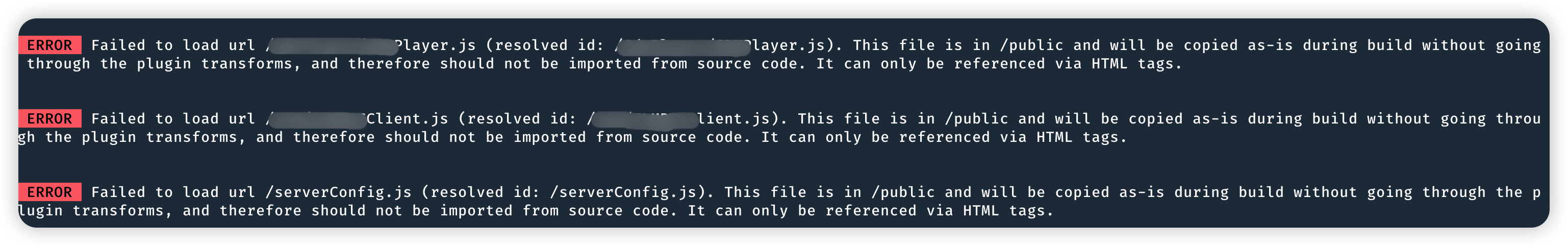 Public Directory File Loading Error · Issue 14181 · Vitejs Vite · Github