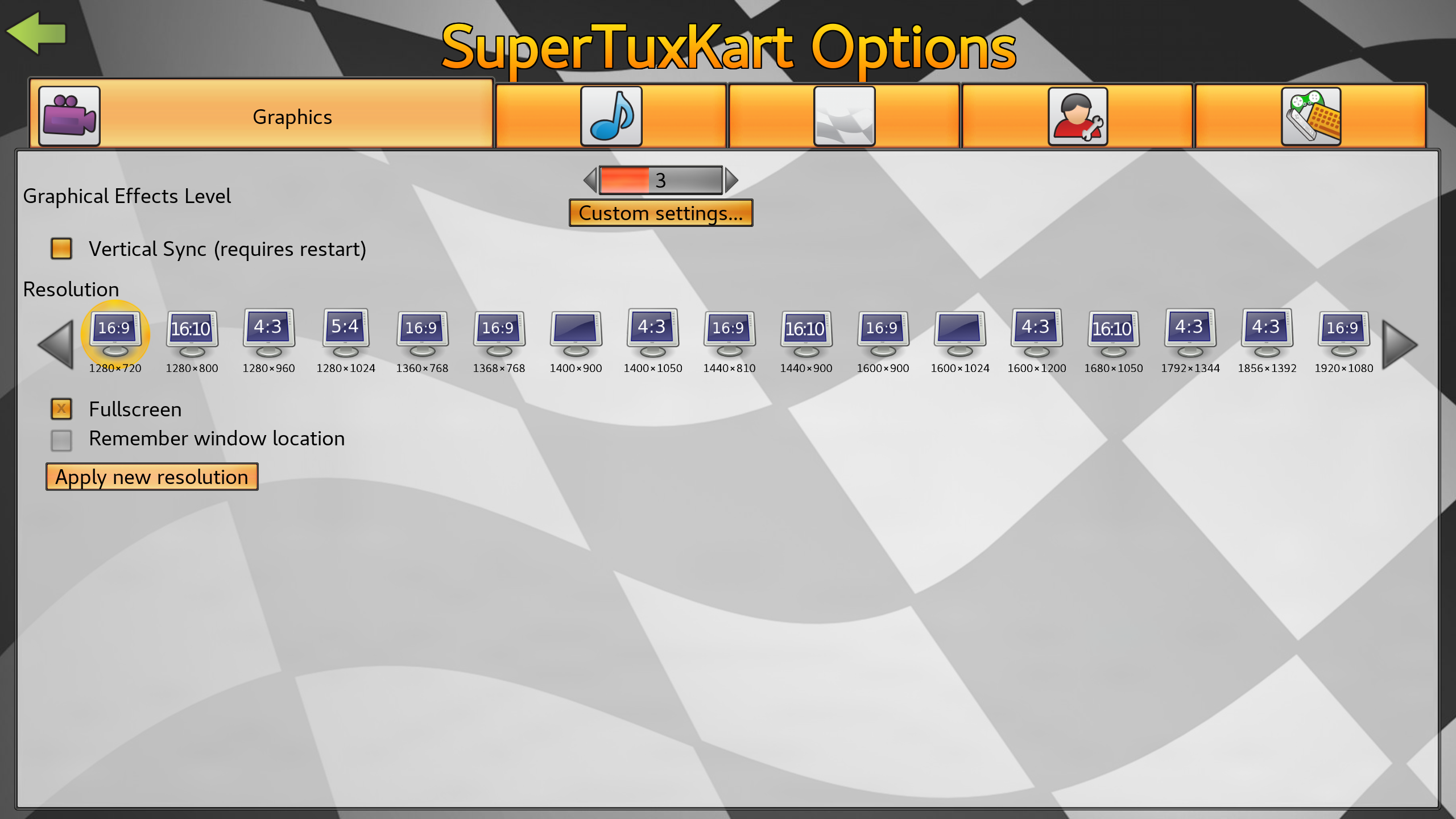 Can't set non-native screen resolution (Intel graphics) · Issue #3726 · supertuxkart/stk-code ...