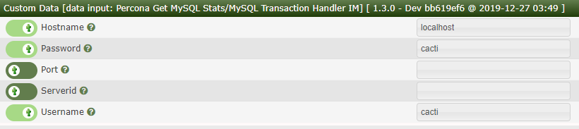 Error in Percona MYSQL monitoring data collection/graph · Issue #3208 · Cacti/cacti · GitHub