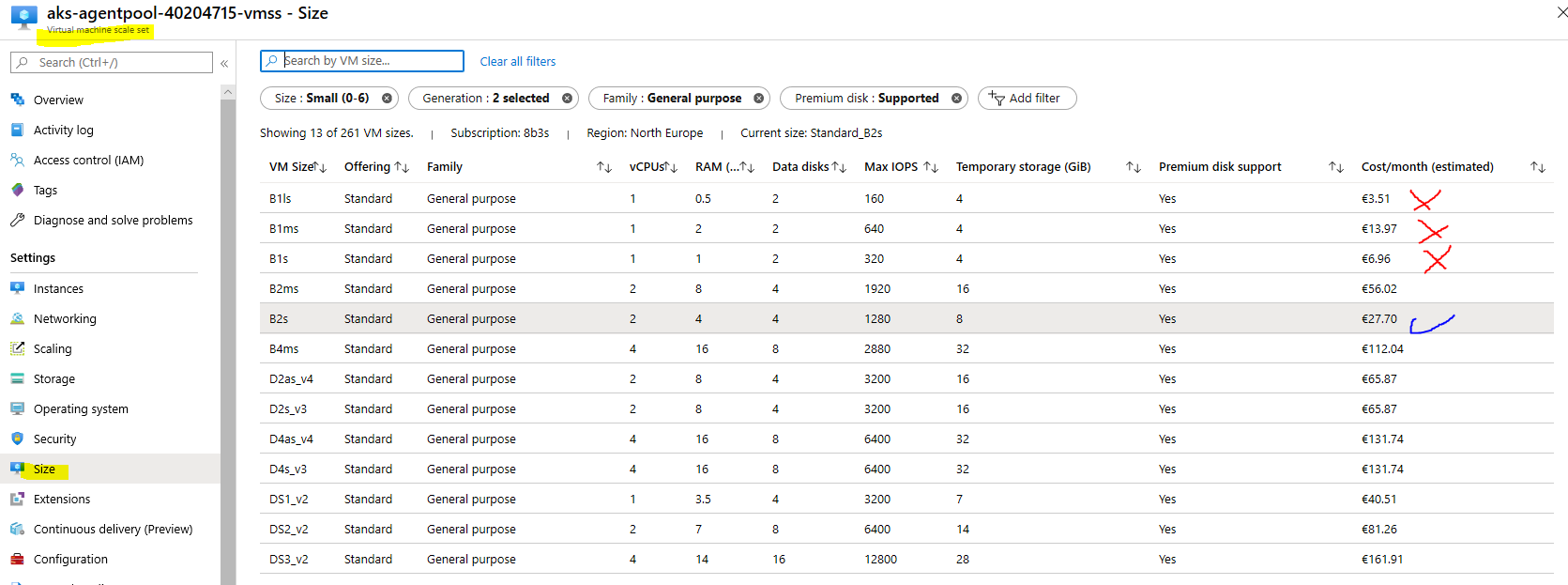Ambiguous AKS Node Count and VM size configs which leads to cluster ...