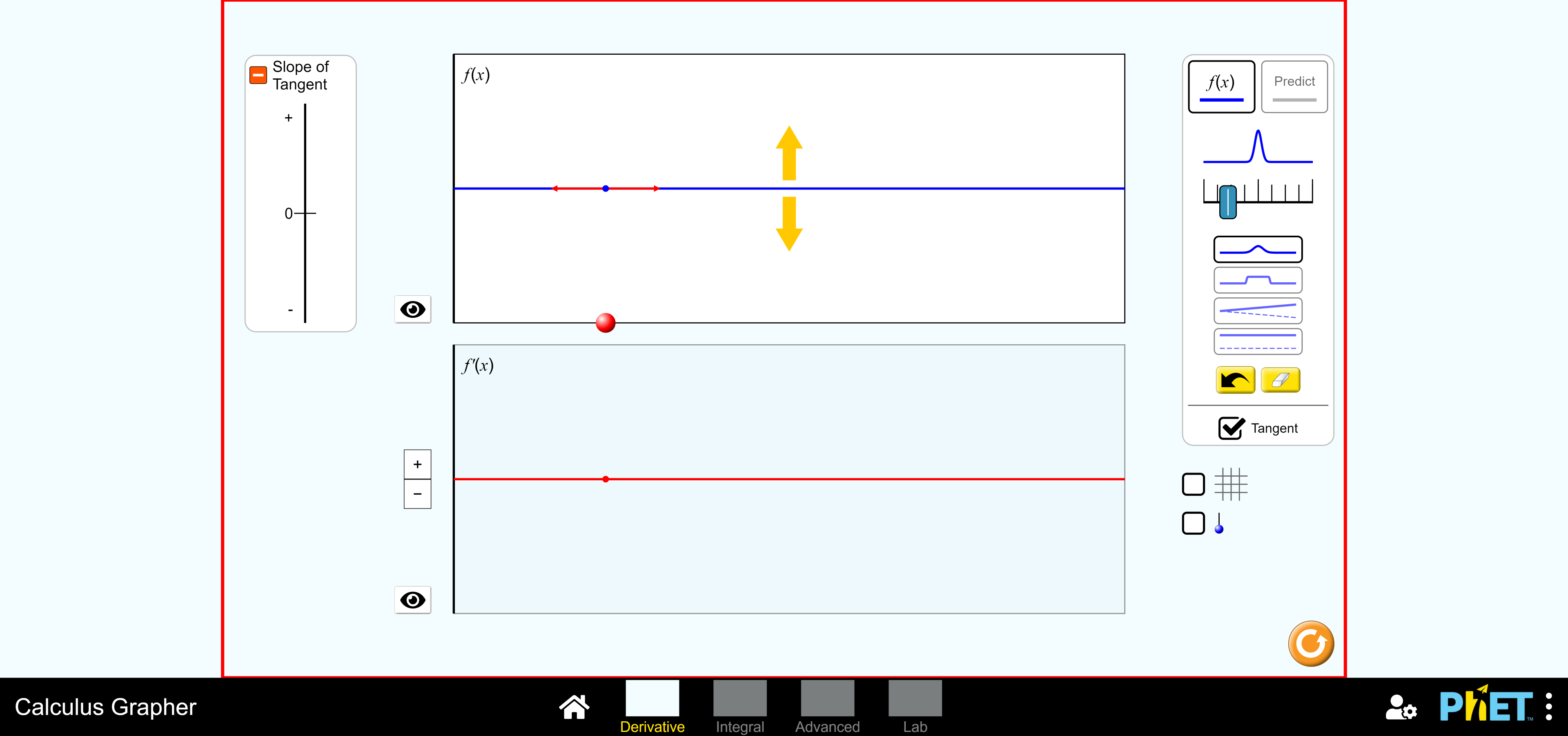 Polish size of graphs and spacing around graphs · Issue #135 · phetsims/calculus-grapher · GitHub