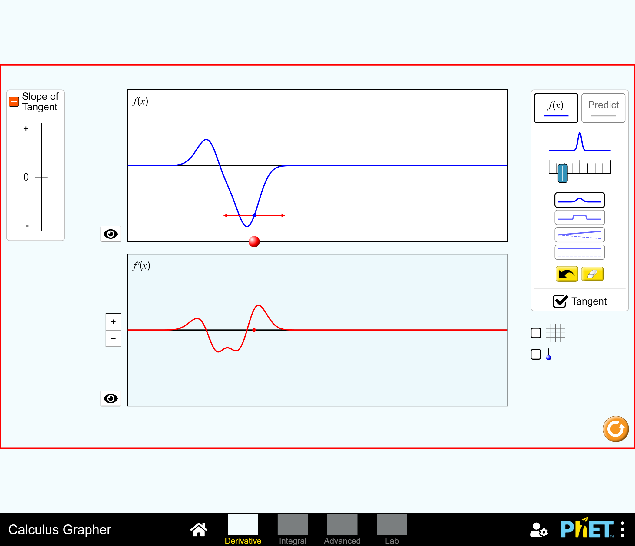 TangentTools are not updating properly. · Issue #169 · phetsims/calculus-grapher · GitHub