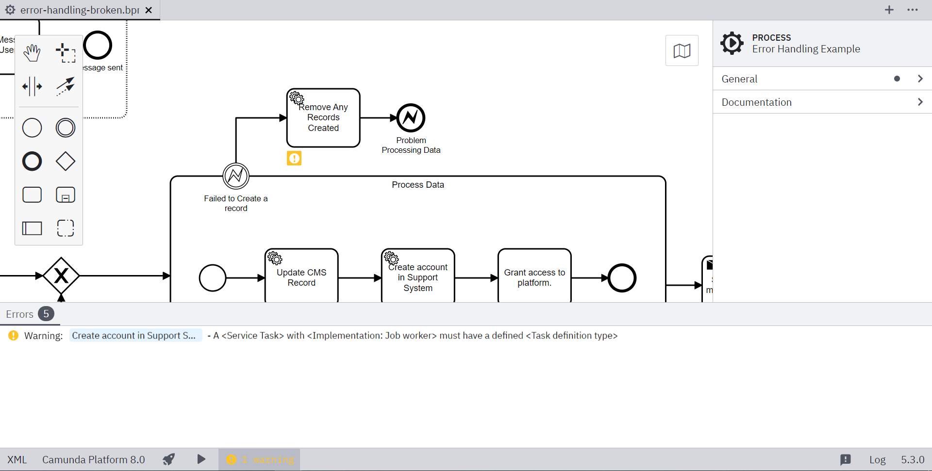 Support Lint Warnings · Issue #3200 · camunda/camunda-modeler · GitHub