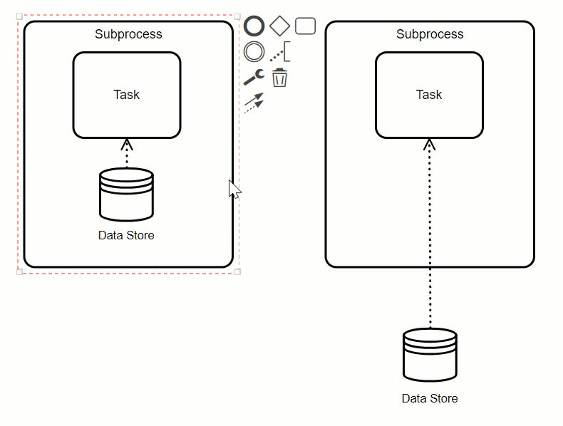 Collapsing Subprocess Leaves Association Visible · Issue 821 · Bpmn Iobpmn Js · Github