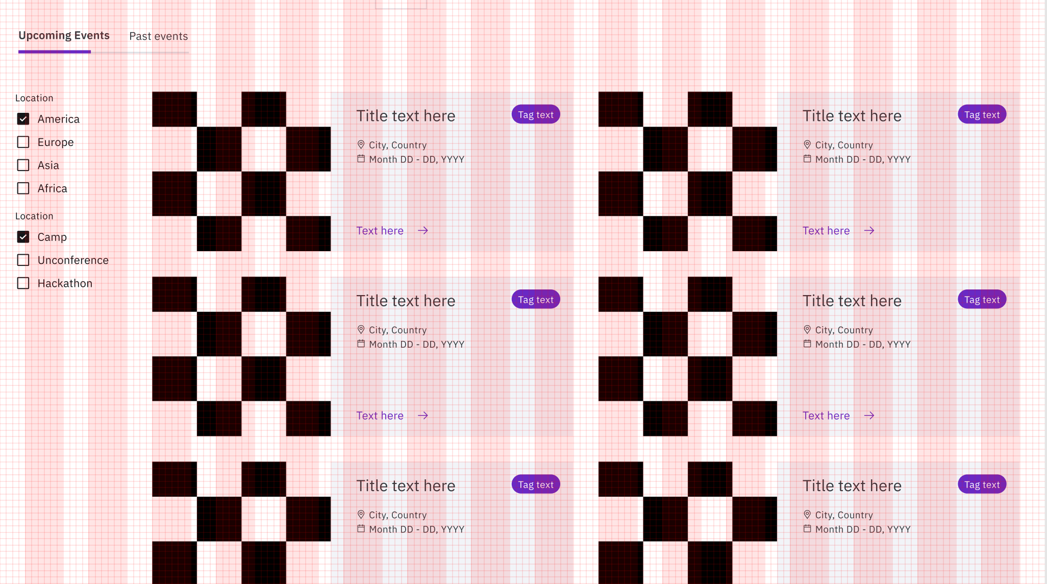General Ui Filter Section In Filtered Content Such Learn Events And Advocates Pages Too