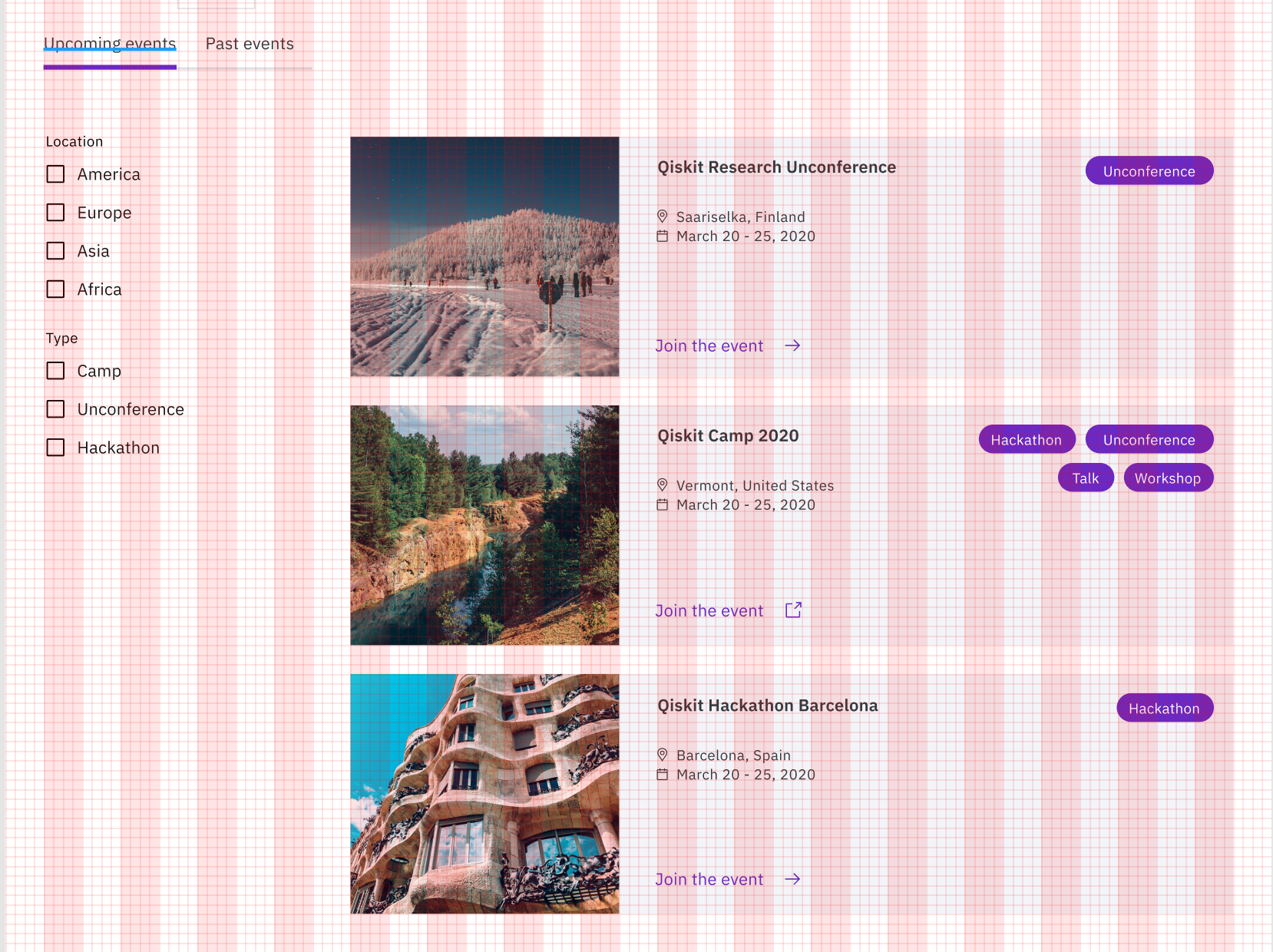 General Ui Filter Section In Filtered Content Such Learn Events And Advocates Pages Too