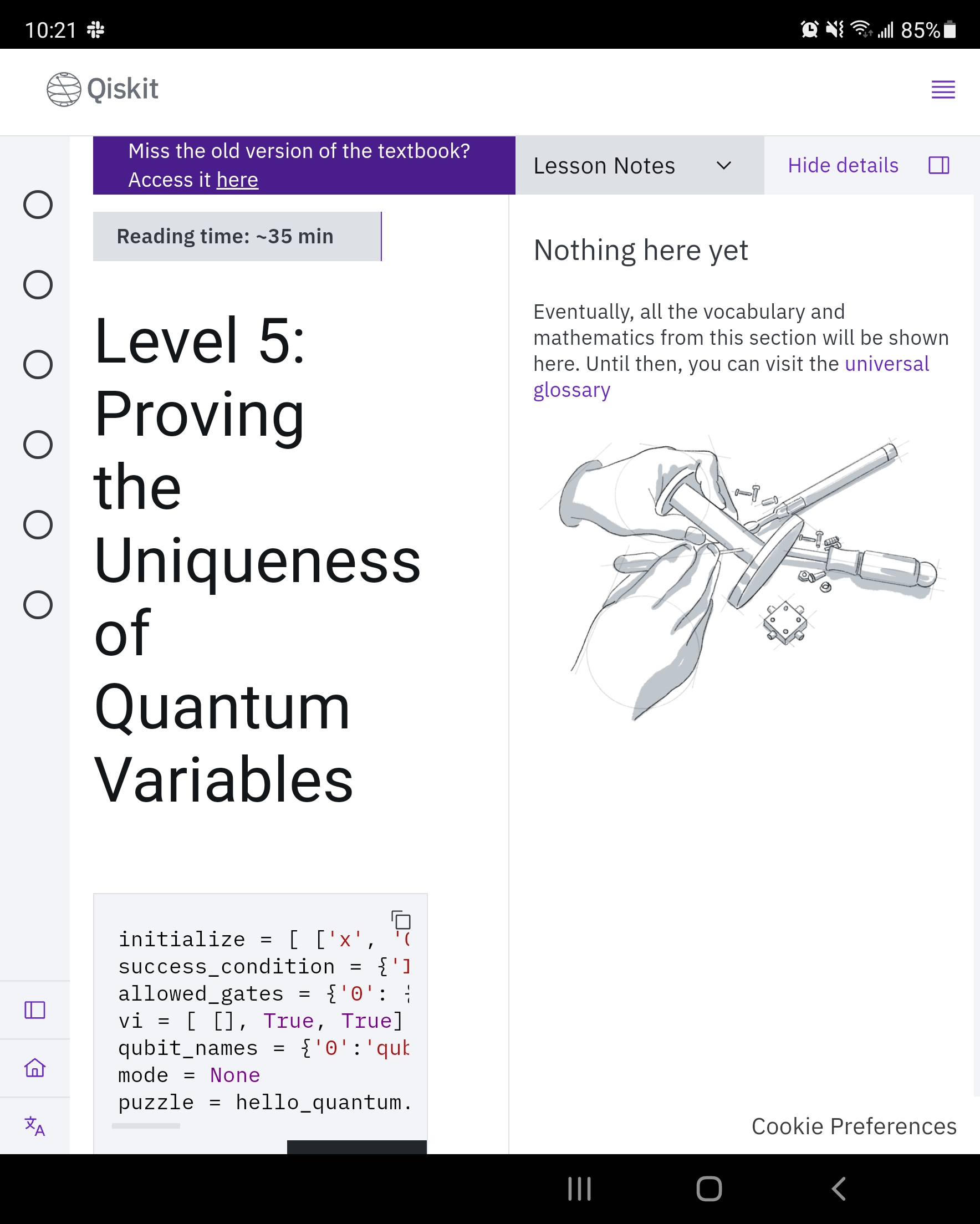 Textbook - Refactor Side Panel · Issue #403 · Qiskit/platypus · GitHub