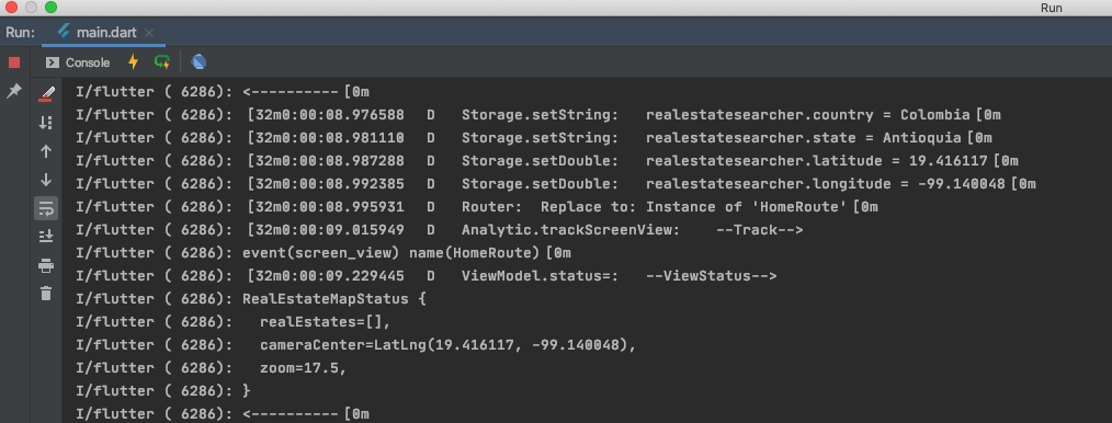 No ANSI colors from Run Terminal · Issue #4897 · flutter/flutter-intellij · GitHub