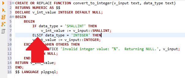 PLPGSQL 'ELSIF' not recognized in 'SQL Editor' · Issue #13506 · dbeaver ...
