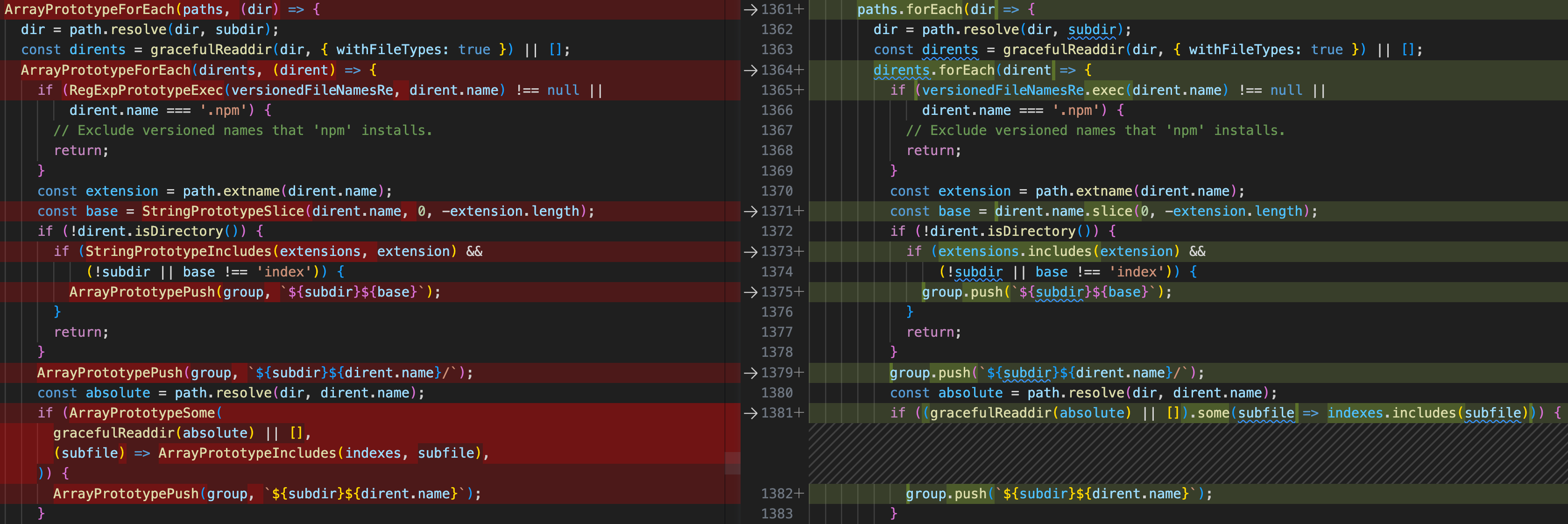 Removing `primordials` From Nodejs Project · Issue 1438 · Nodejstsc · Github