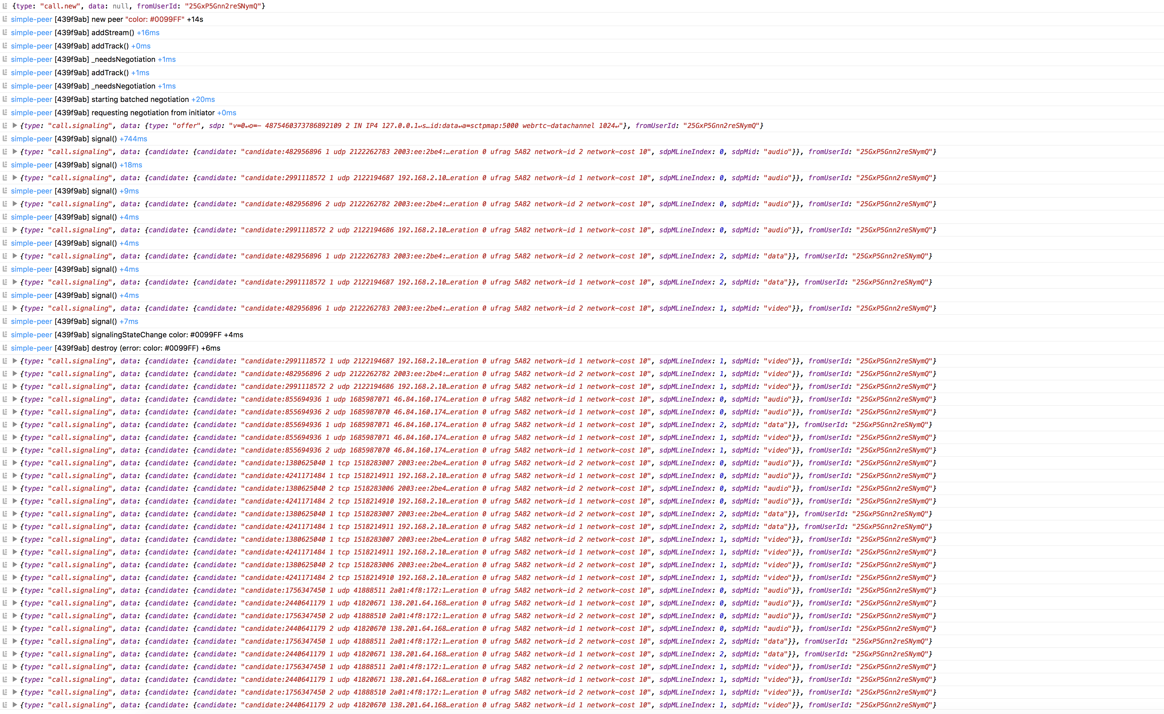 iPhone to iPhone not working · Issue #317 · feross/simple-peer · GitHub