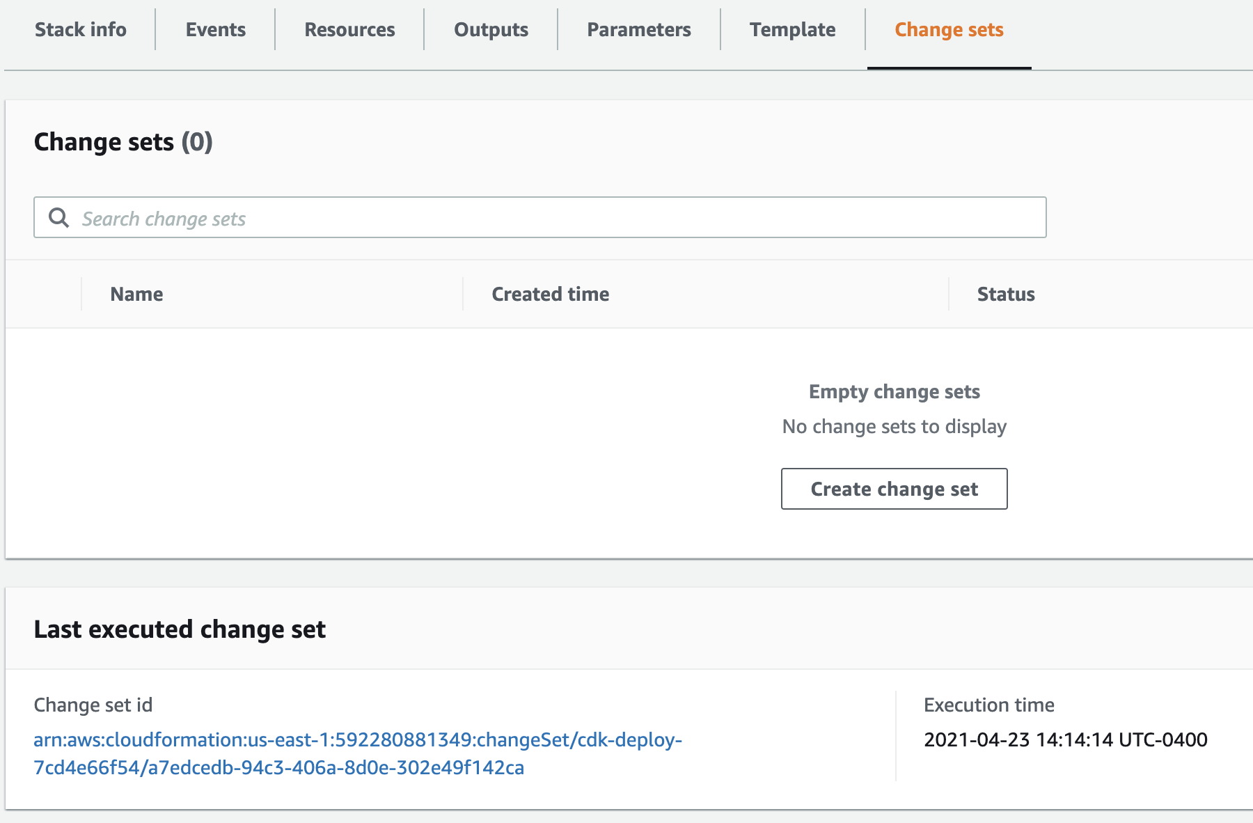 cli: ChangeSetNotFound error should be translated into informative message about parallel ...