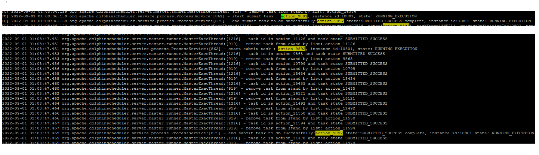 ds-1.3.6 duplicate tasks submit to worker · Issue #11733 · apache/dolphinscheduler · GitHub