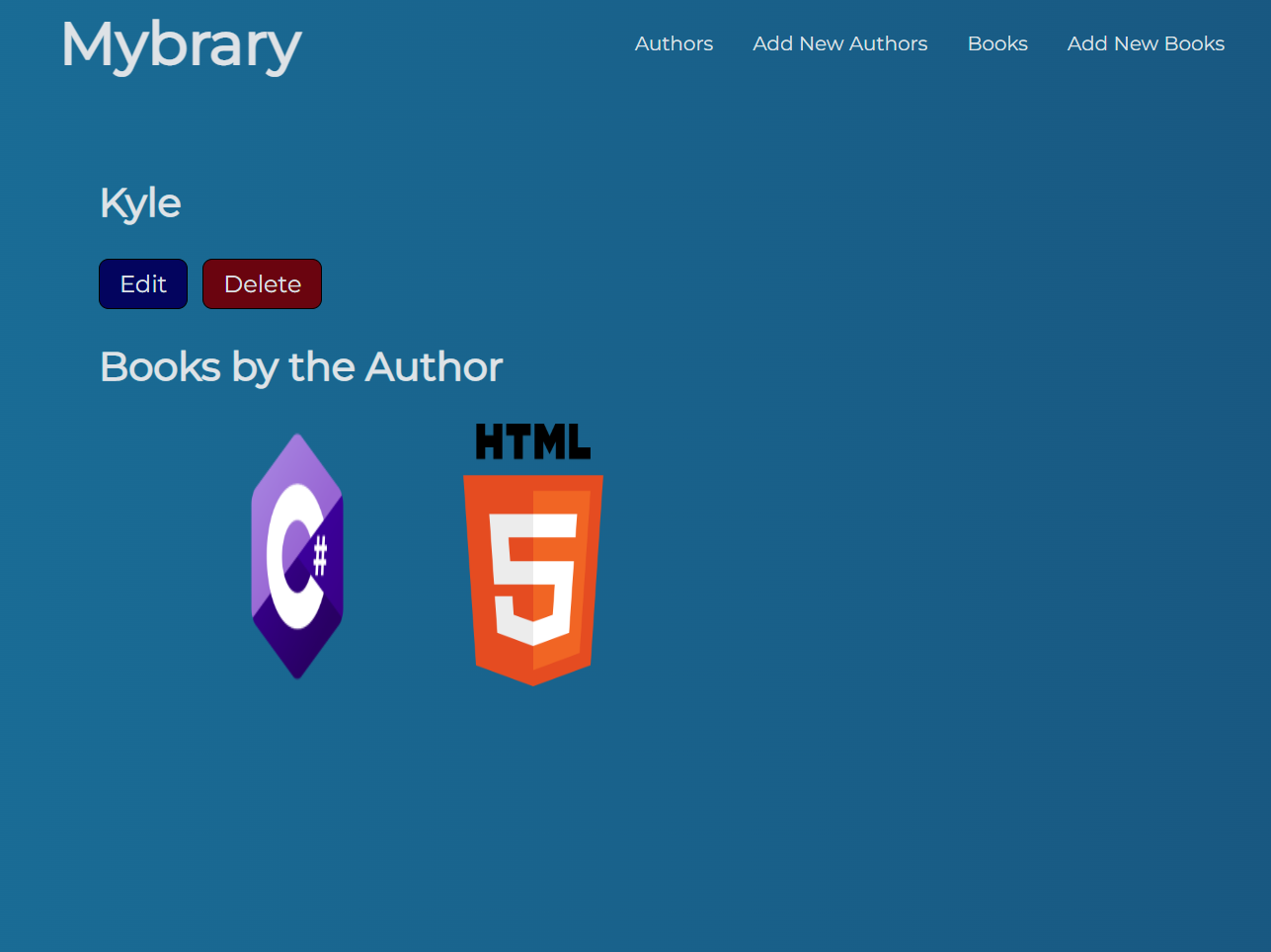 GitHub - AdamKj/Mybrary-App: Library application with basic CRUD operations regarding Authors ...