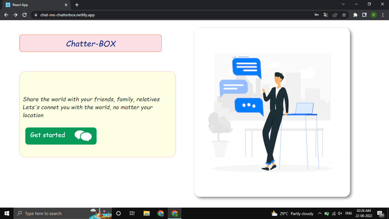 GitHub - vishakha-aggarwal/ChatterBox: A peer to peer online chat application built using web ...