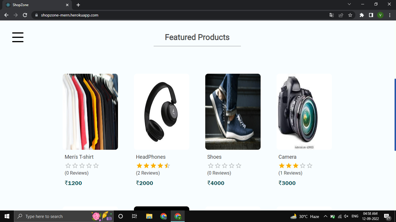 GitHub - vishakha-aggarwal/Shopzone: An end-to-end online shopping platform in which goods are ...