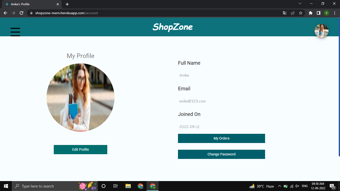 GitHub - vishakha-aggarwal/Shopzone: An end-to-end online shopping platform in which goods are ...