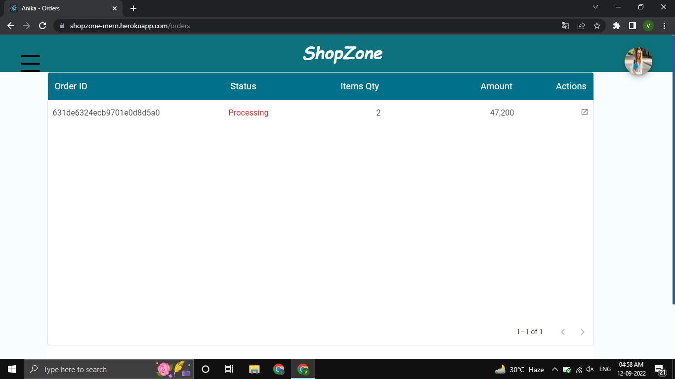 GitHub - vishakha-aggarwal/Shopzone: An end-to-end online shopping platform in which goods are ...