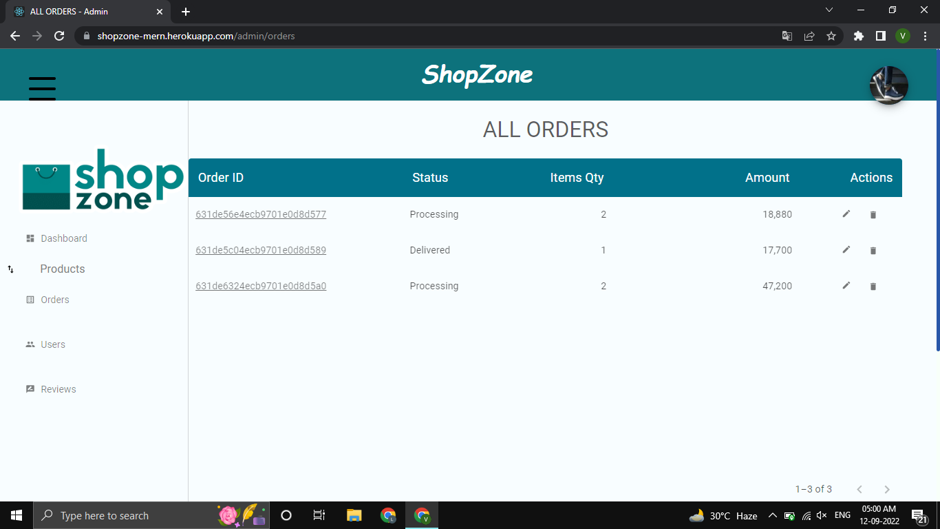 GitHub - vishakha-aggarwal/Shopzone: An end-to-end online shopping ...