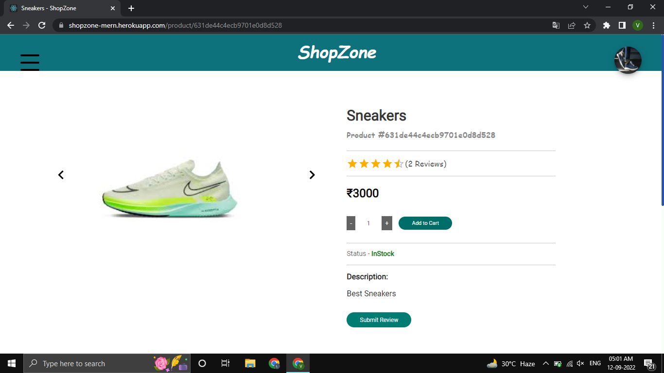 GitHub - vishakha-aggarwal/Shopzone: An end-to-end online shopping platform in which goods are ...