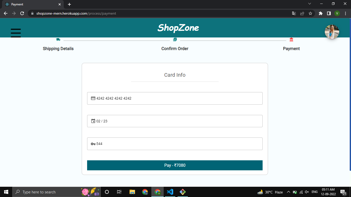 GitHub - vishakha-aggarwal/Shopzone: An end-to-end online shopping platform in which goods are ...