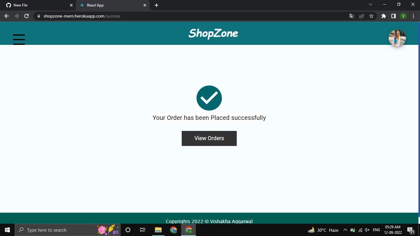 GitHub - vishakha-aggarwal/Shopzone: An end-to-end online shopping platform in which goods are ...