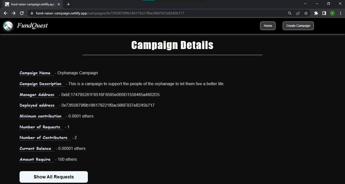 GitHub - vishakha-aggarwal/Fund-Raiser-Campaign: A Blockchain based platform to raise funds for ...