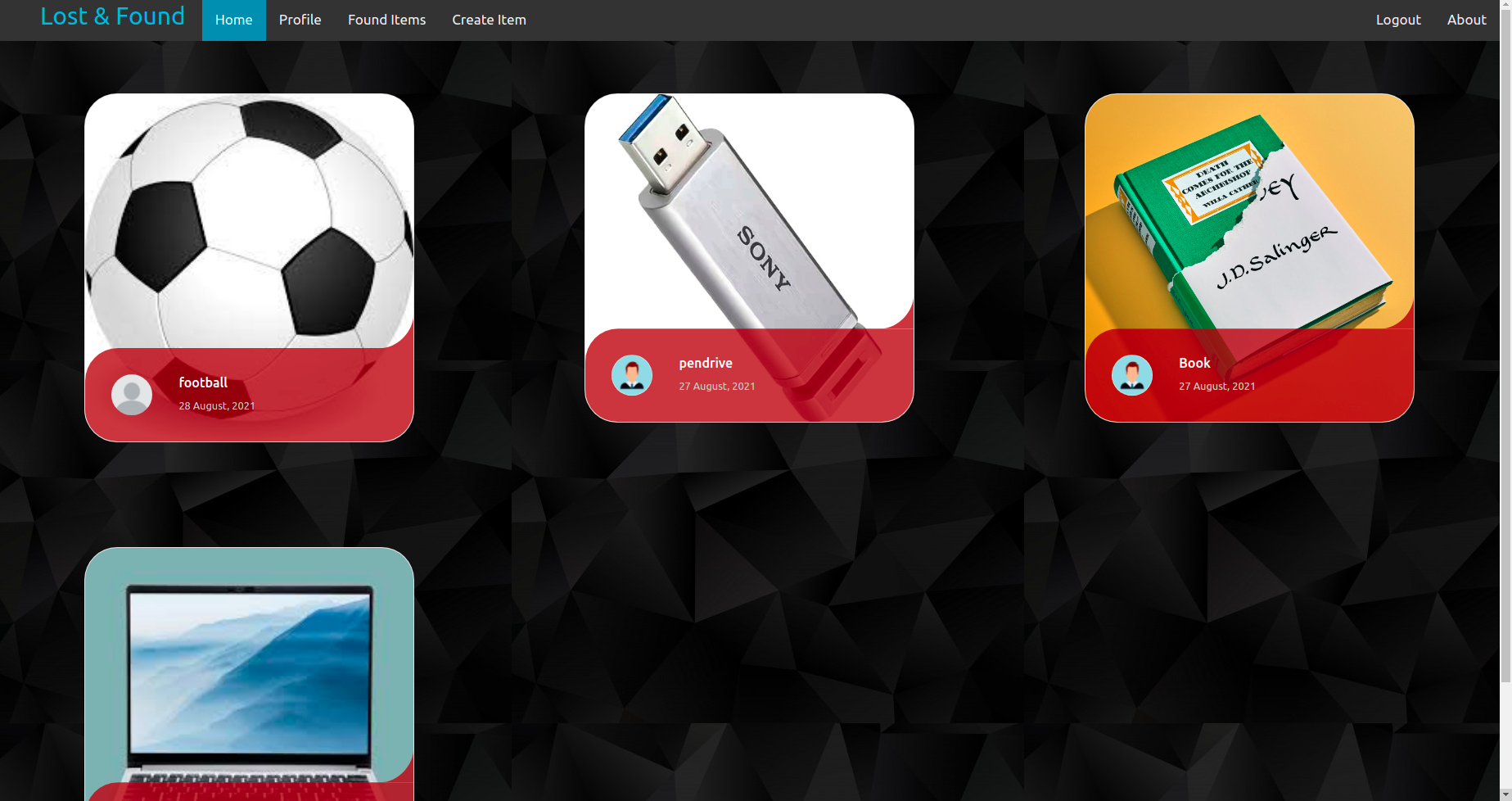 GitHub - chinmayparekh/LostAndFound: web-based lost and found platform ...