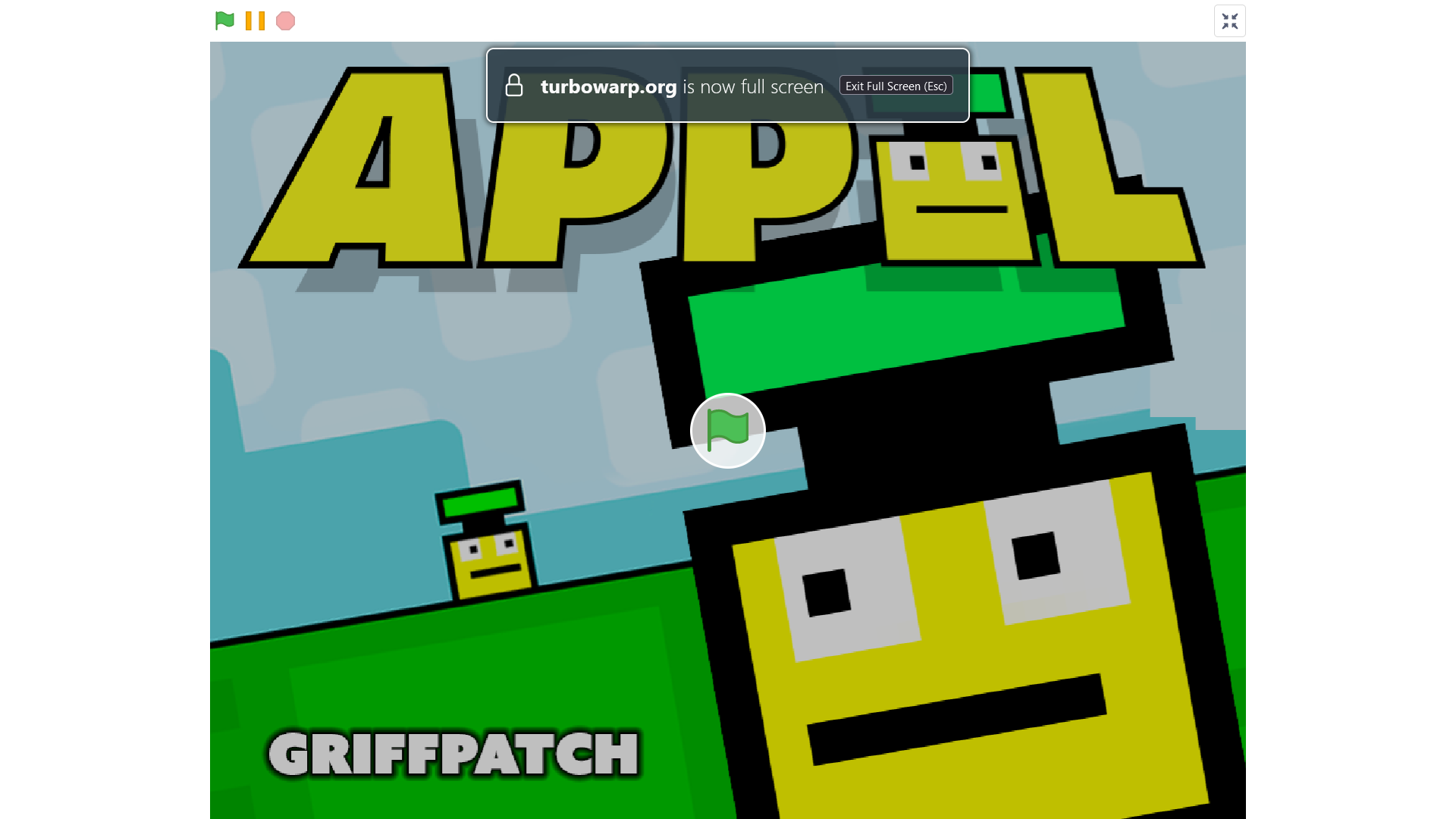 Full screen in light mode for turbowarp player. · Issue #4430 ...