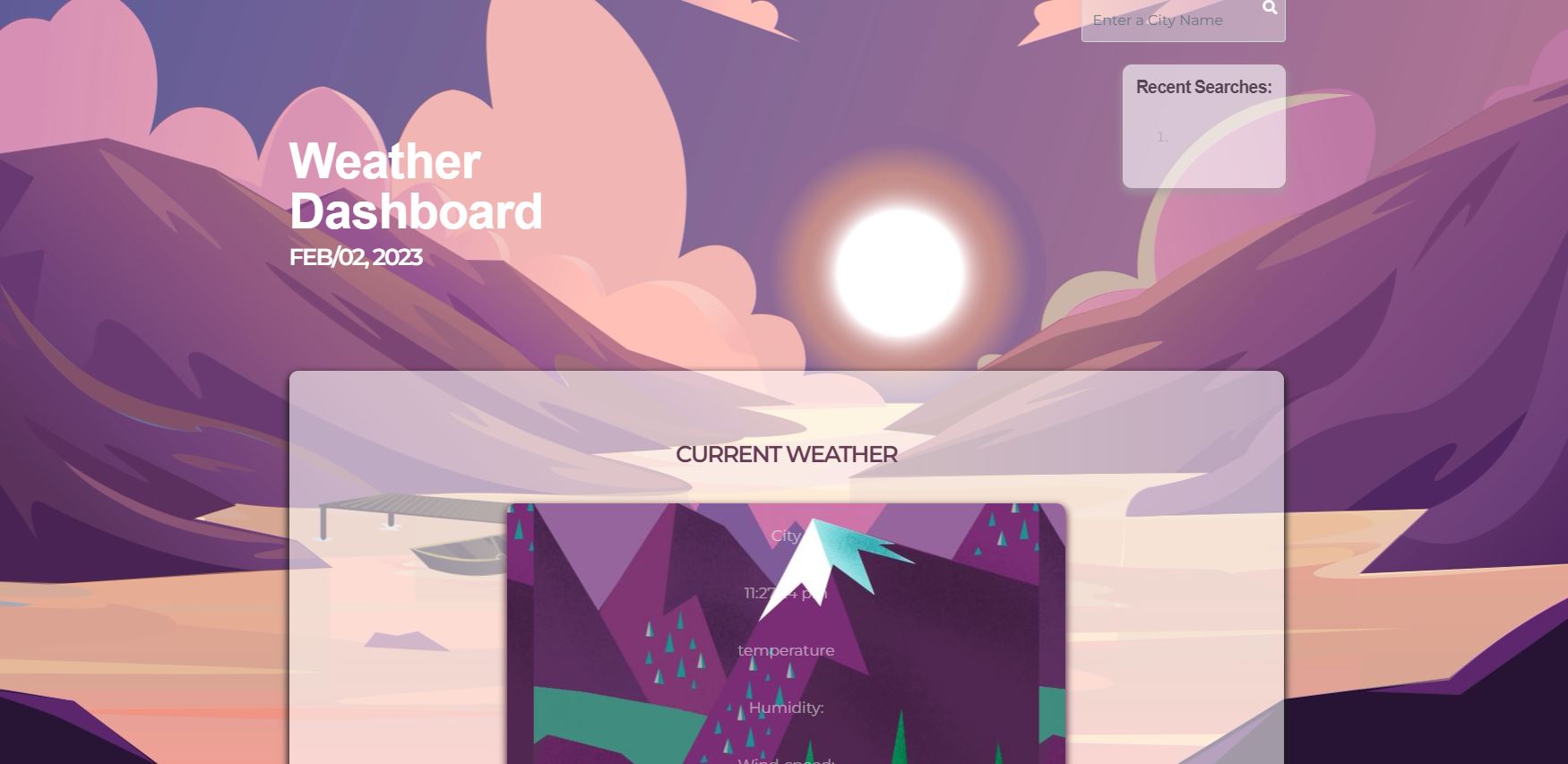 GitHub - cleclair71/Weather-Dashboard