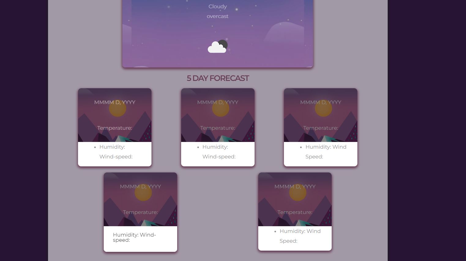 GitHub - cleclair71/Weather-Dashboard