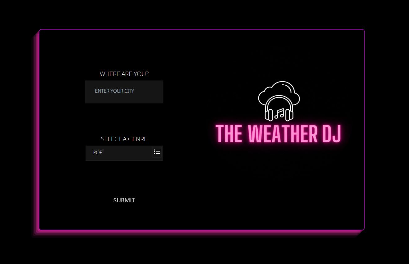GitHub - cleclair71/The-Weather-DJ