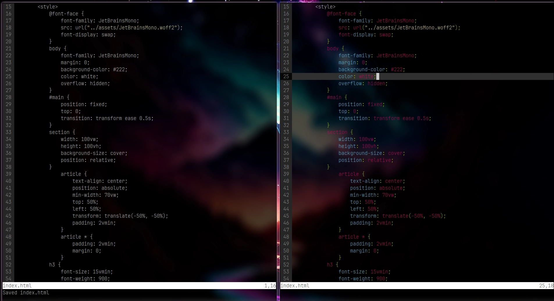 Death by recursion on // in HTML files · Issue #2841 · zyedidia/micro · GitHub