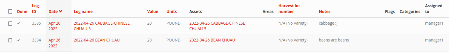 Add Harvest Input Log to the Field Kit · Issue #417 · DickinsonCollege/FarmData2 · GitHub