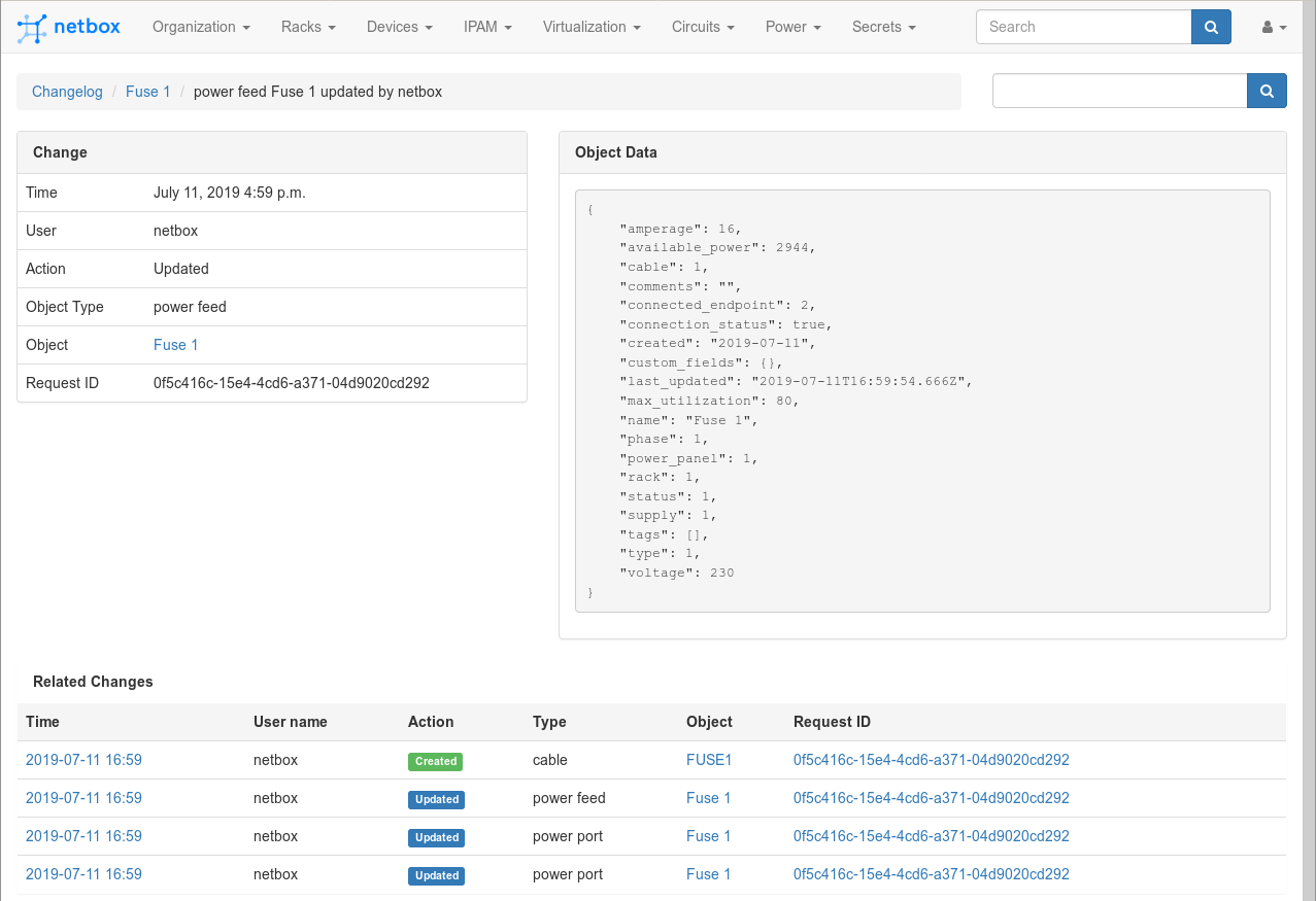Power Feed Cable bulk edit gives failed validation · Issue #3312 · netbox-community/netbox · GitHub