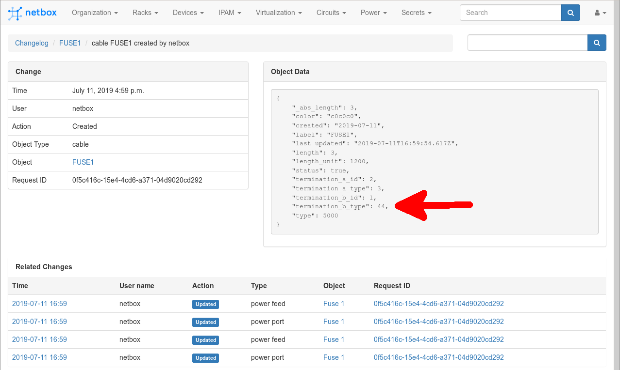 Power Feed Cable bulk edit gives failed validation · Issue #3312 · netbox-community/netbox · GitHub