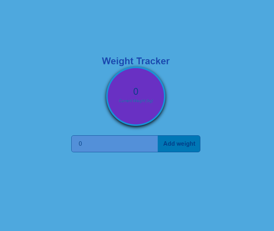 GitHub - bilgekosee/weight-tracker