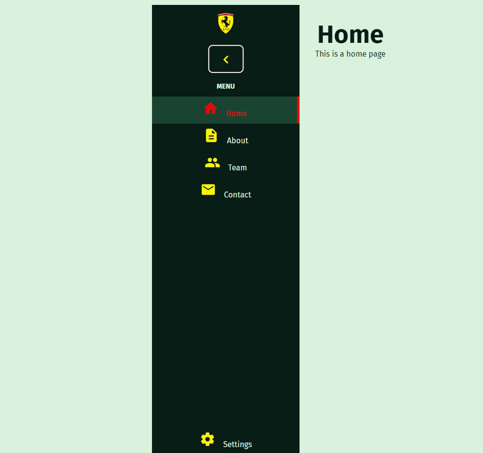 GitHub - bilgekosee/sidebar-Ferrari: side bar for ferrari company