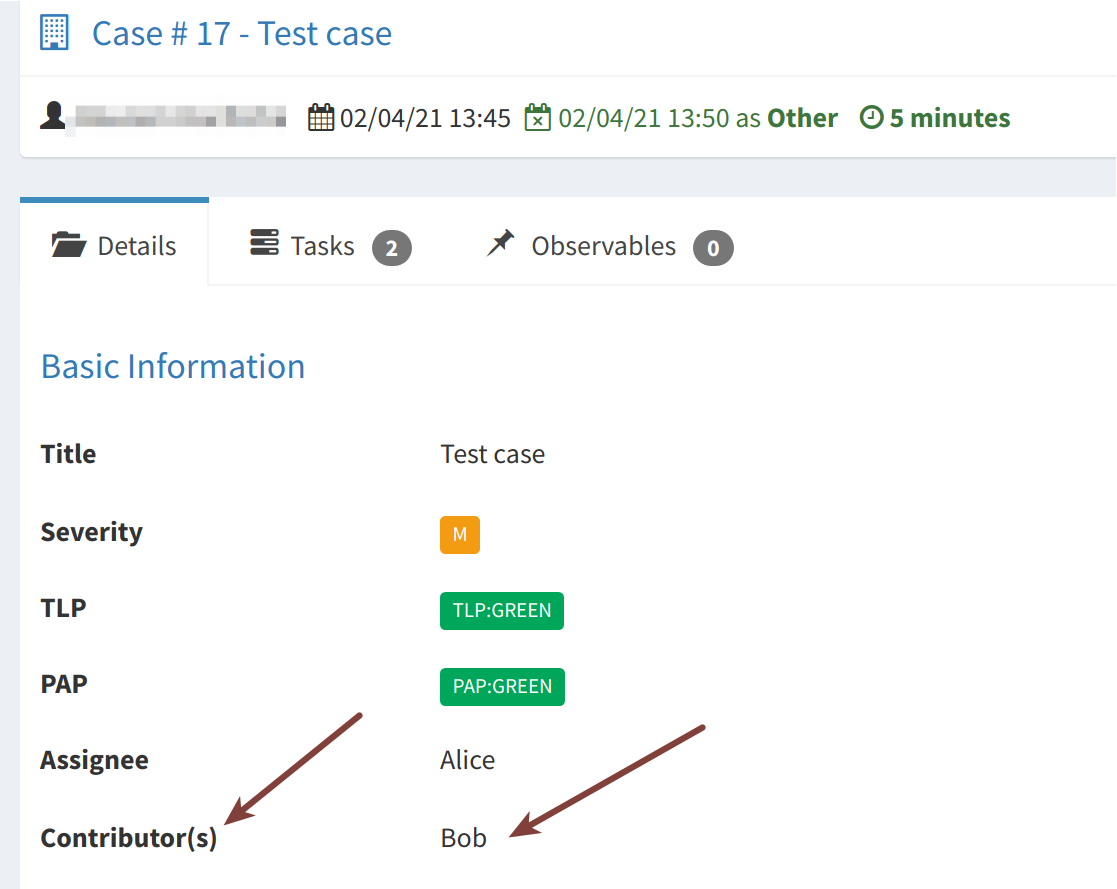 [Feature Request] Show case contributor(s) next to case assignee · Issue #1830 · TheHive-Project ...