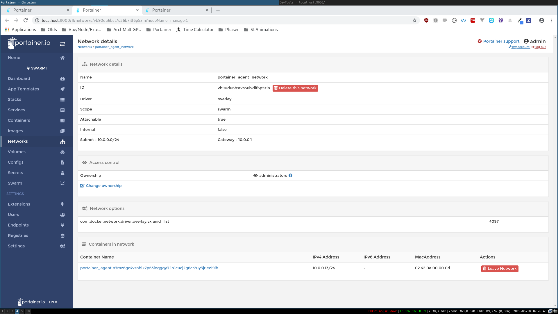 [Swarm] display a single overlay network instead of one per host ...