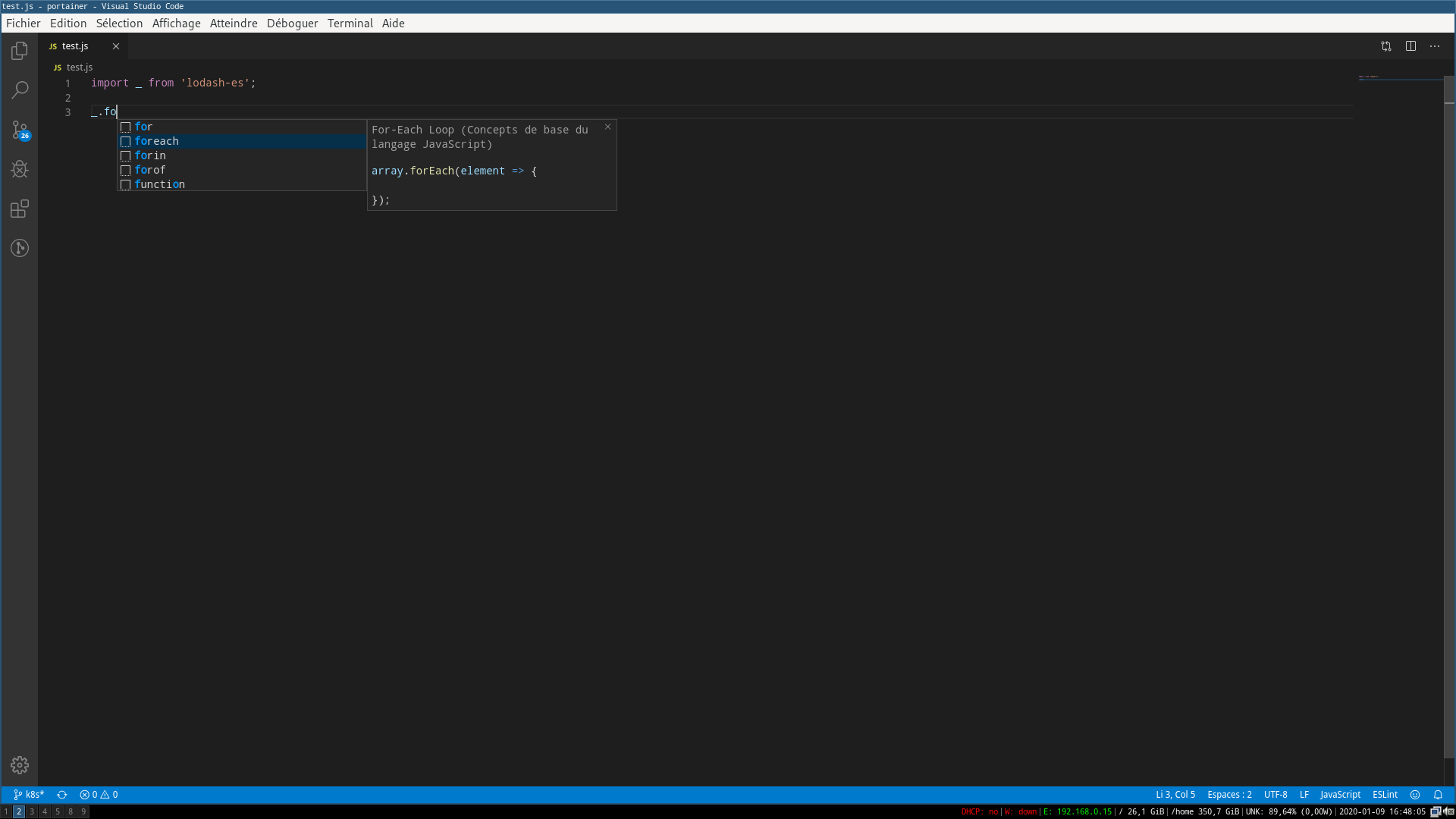 IntelliSense not suggesting lodash functions with import _ from 'lodash-es' format. · Issue ...