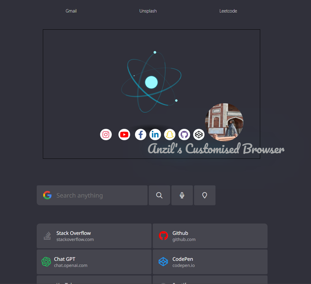 GitHub - anzil-mufti/CustomisedBrowser
