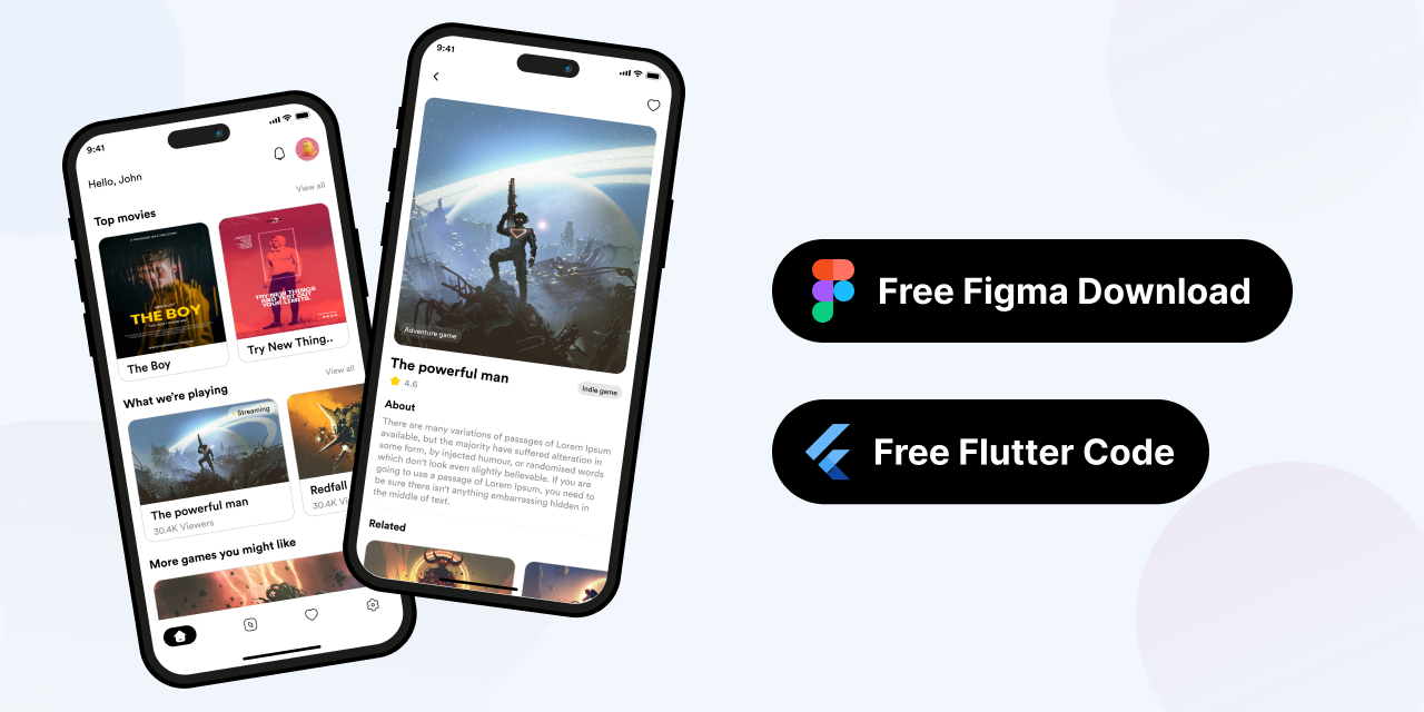 GitHub - templatevilla/fluttermoviesapptemplate: Flutter Games App template