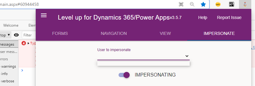 Impersonation not working on D365 On-Prem 8.2 · Issue #170 · rajyraman/Levelup-for-Dynamics-CRM ...